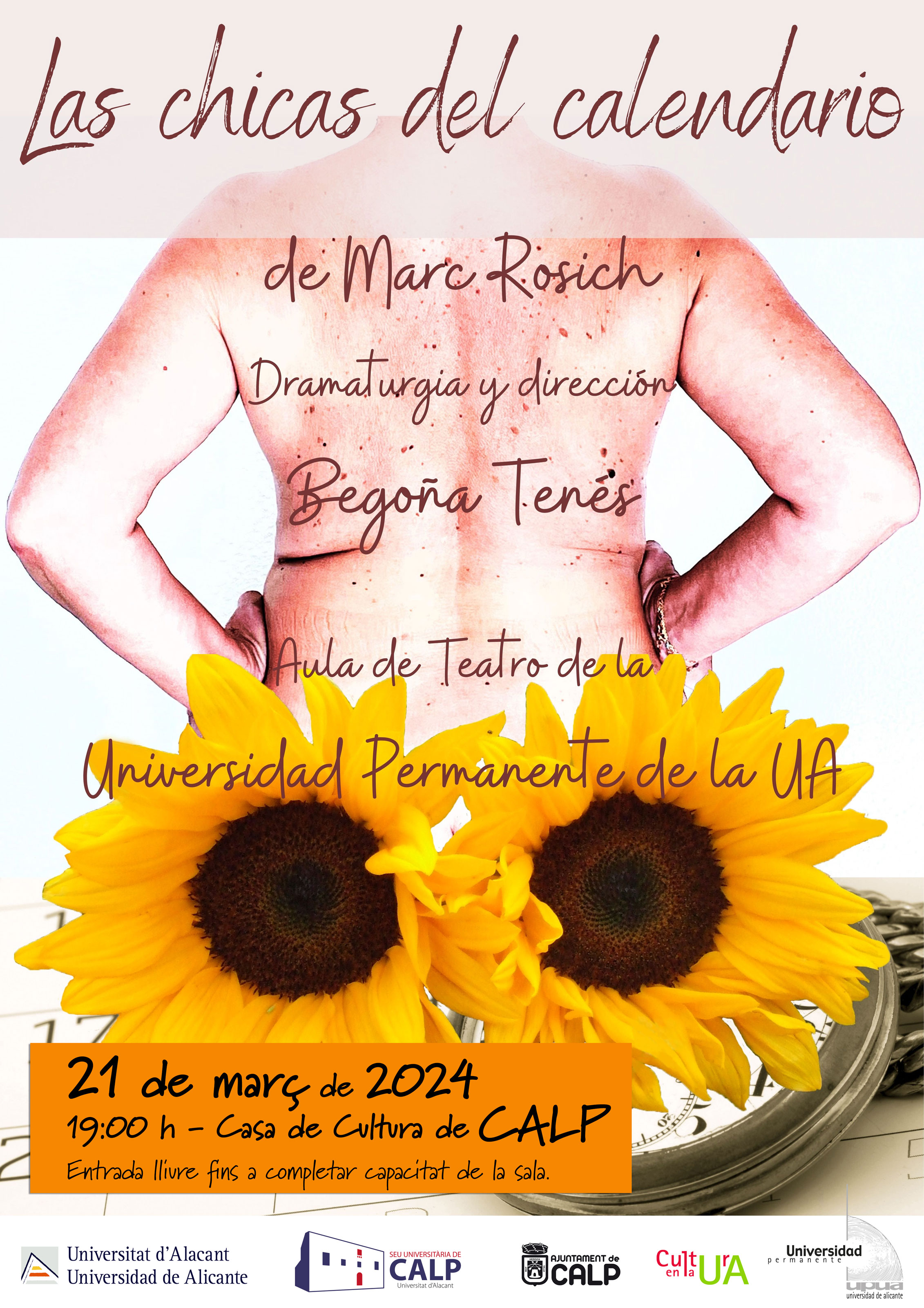 Las Chicas Del Calendario A Cargo Del Aula De Teatro De La Universidad Permanente De La